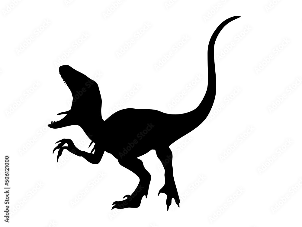 Dinosaur Vector. black dinosaur vector image vector de Stock | Adobe Stock
