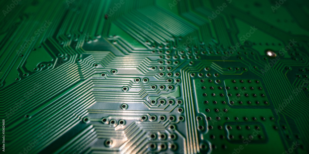 Technology background with circuit board. Electronic computer hardware ...
