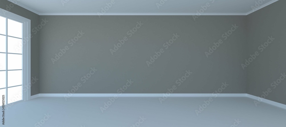 empty room country interior home style mockup 3d space Stock ...