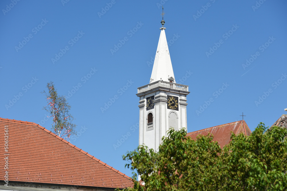 Stadt Rust am Neusiedler See im Burgenland, Österreich Stock Photo ...