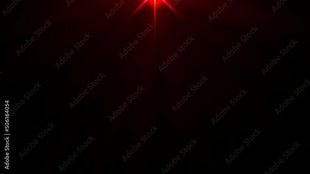 Loop top center red optical lens flares rays transition seamless loop ...
