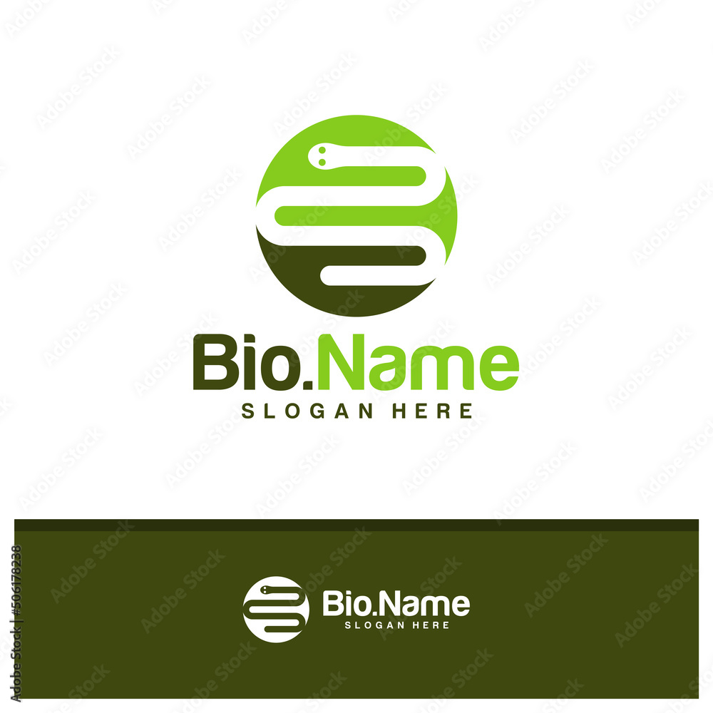 Earthworms logo design vector, Creative Worm logo concepts template ...