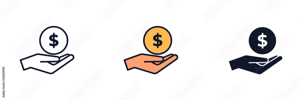 saving icon symbol template for graphic and web design collection logo ...