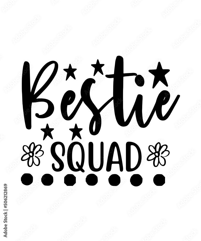 Vetor do Stock: Best Friend SVG Bundle, Friend Cut File Bundle, Best ...