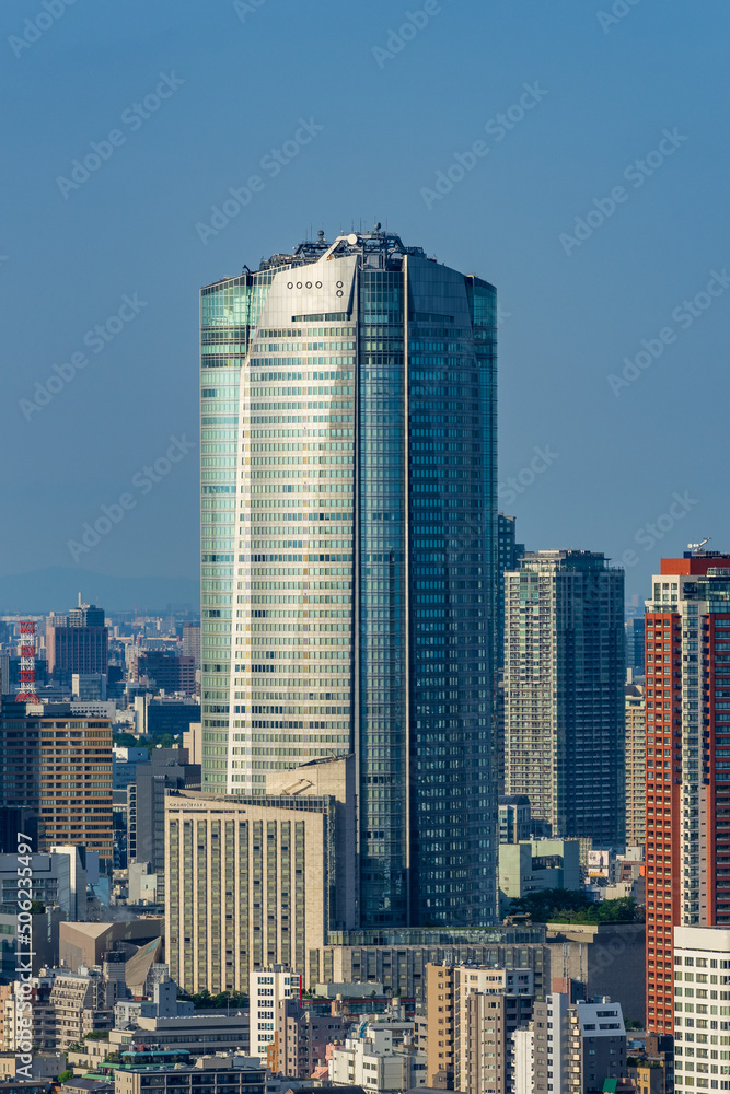 Tokyo, Japan - April 2022: Roppongi Hills and urban landscape with ...