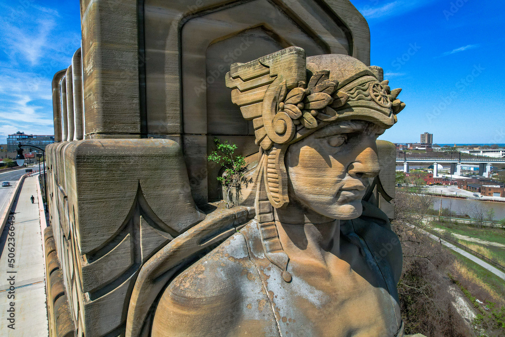 Close up side view of one of Cleveland's own Guardians of Traffic ...
