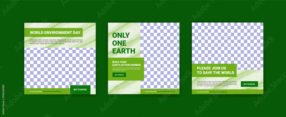 World Environment Day. Education and campaigns on the importance of ...