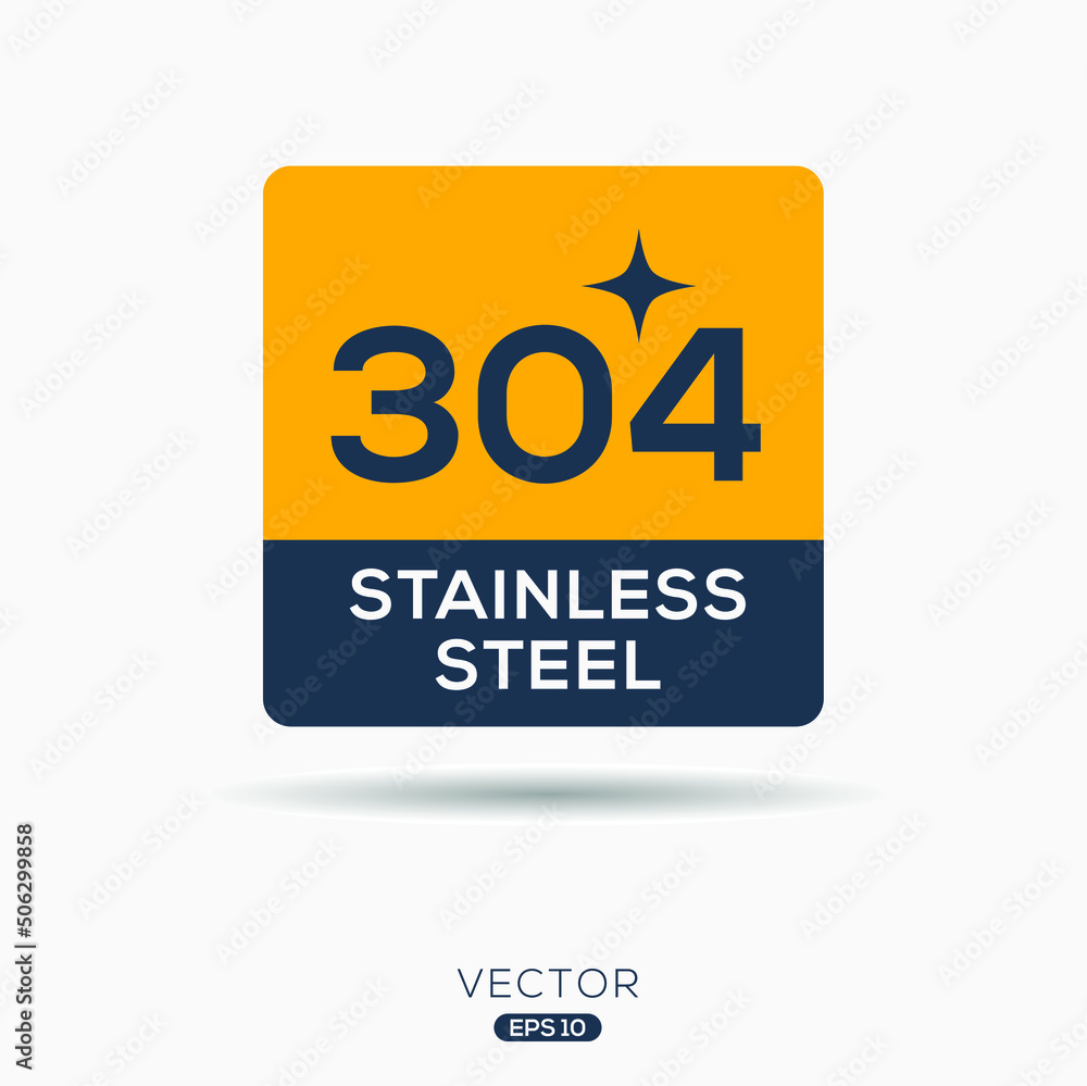 Creative (Stainless steel Grade 304) Icon, Vector sign. Stock ベクター ...