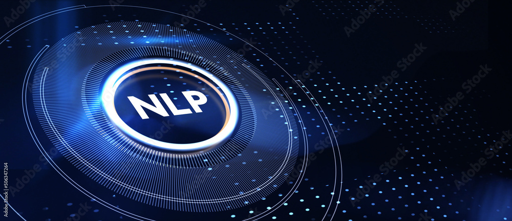 NLP Natural language processing AI Artificial intelligence. 3d ...