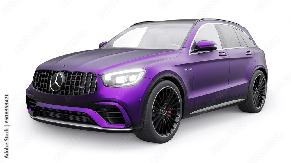 Paris. France. May 02, 2022. Mercedes-Benz GLC 63 AMG 2021. An ...