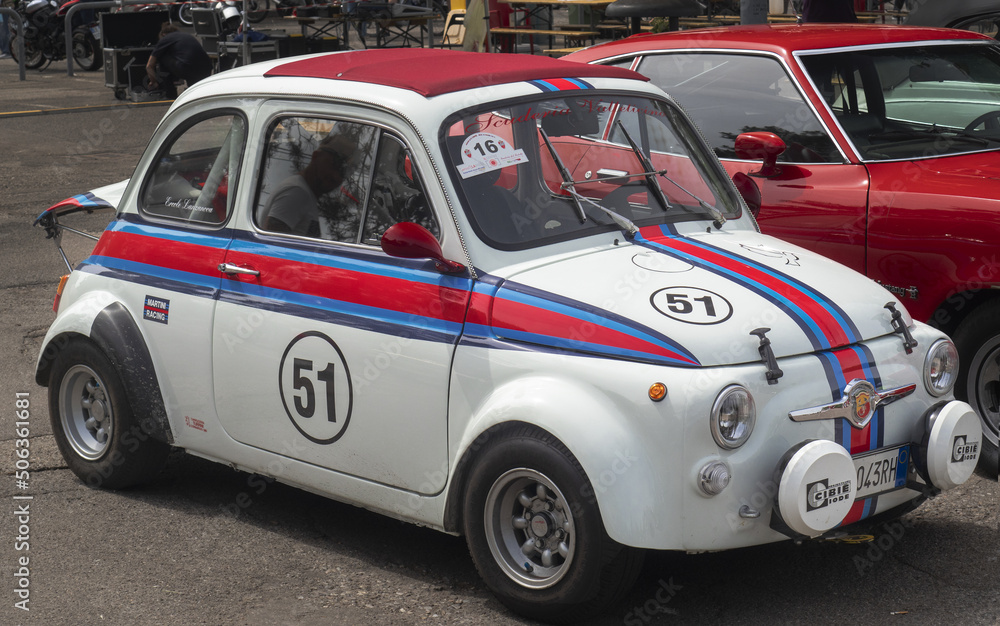 Fiat Abarth 695 sports car from the 1960s Metropolitan city of Milan ...