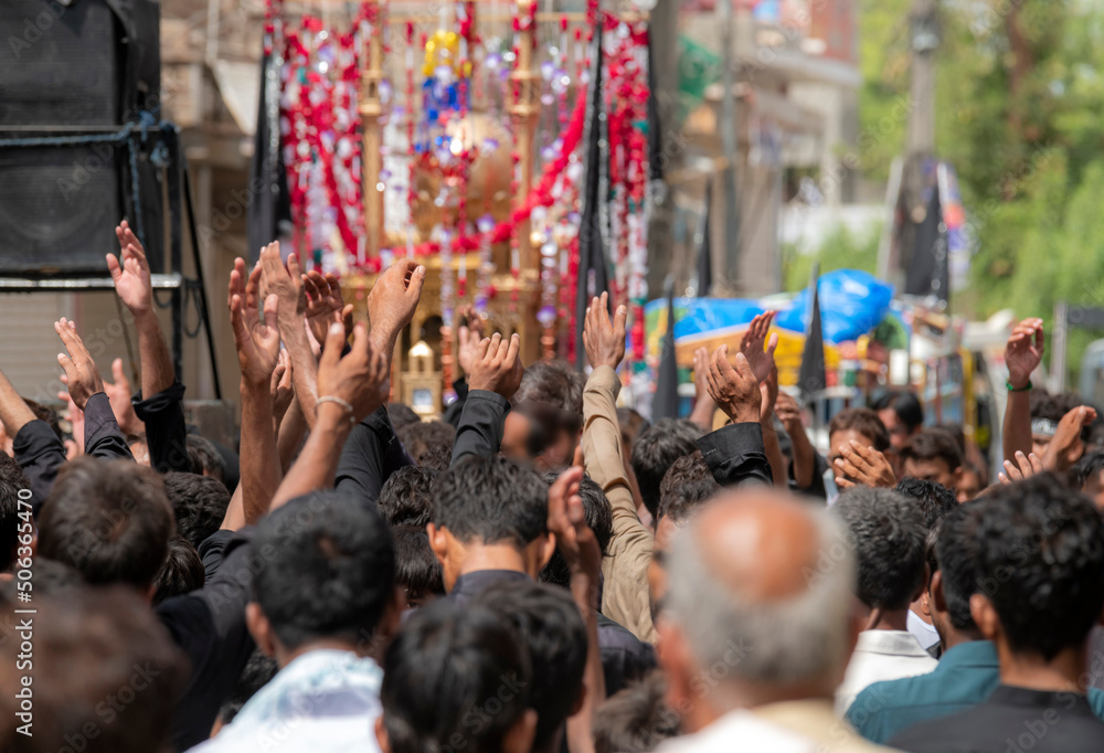 Ashura islamic holy day for shia muslims; mourning azadari rituals ...