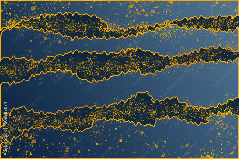 Gold glitter on river design Marble Texture with Abstract Ink and Veins ...