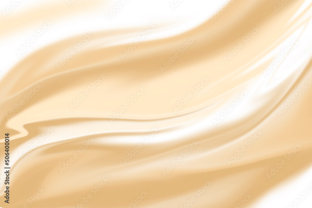 Abstract beige background. The texture of the flowing liquid. Fresh ...