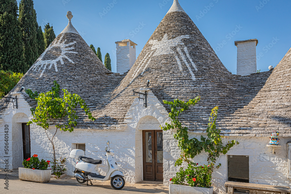 Alberobello is a small town in Apulia, southern Italy. It is famous for ...