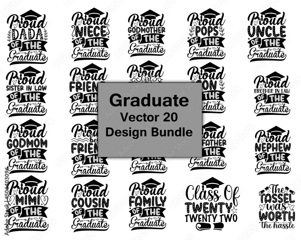 Grafika wektorowa Stock: Graduation svg Bundle, Graduation svg ...