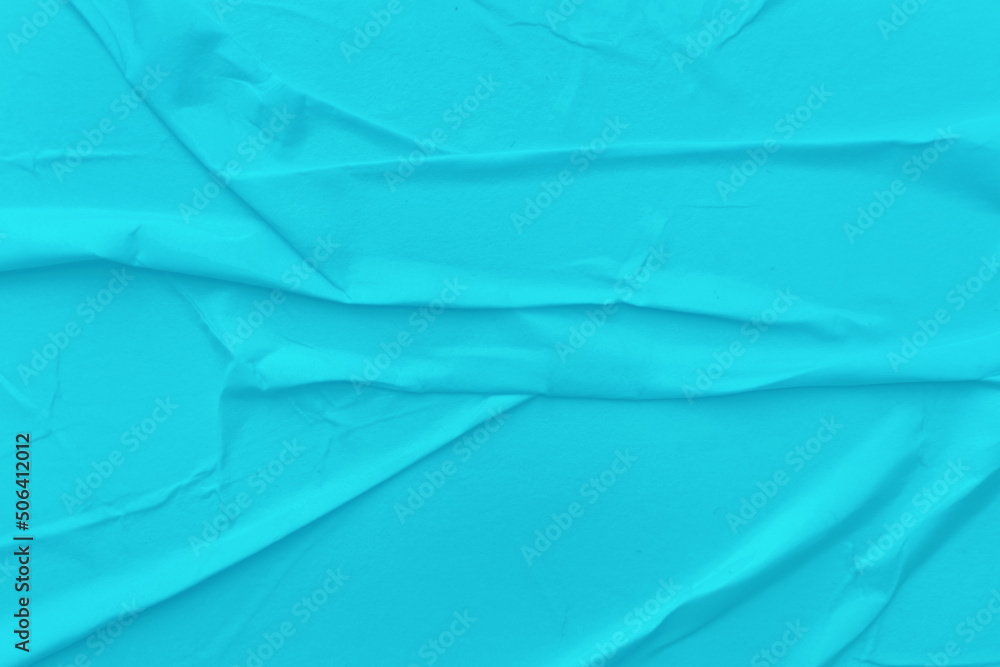 Blank blue paper is crumpled texture background. Crumpled paper texture ...