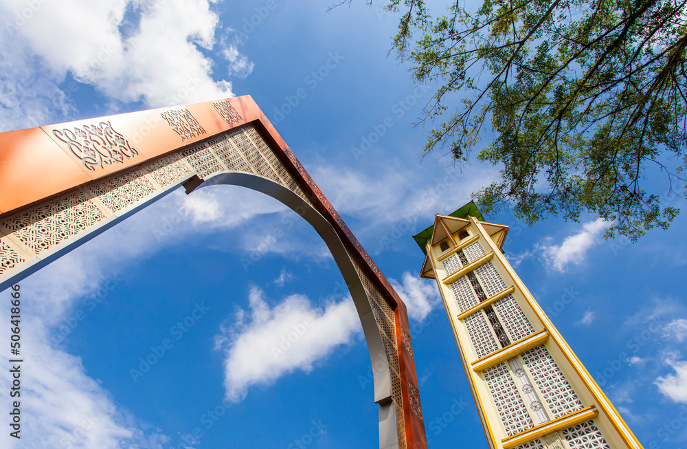 The Great Mosque of Sumedang, the largest mosque in Sumedang City as ...