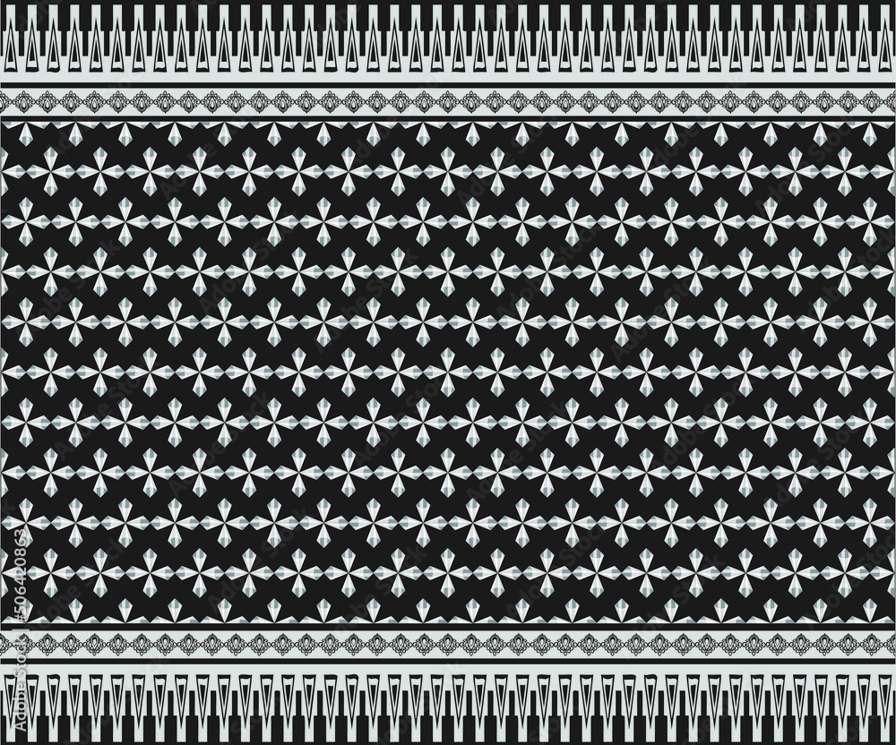 Simple black and white geometric texture black and white illustration ...