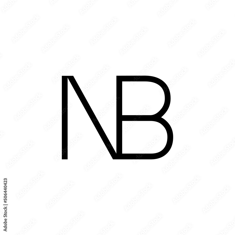 Nota Bene note black icon. Laconic modern font. NB latin phrase ...
