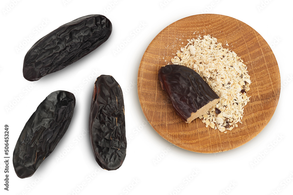 Tonka bean isolated on white background with clipping path and full ...