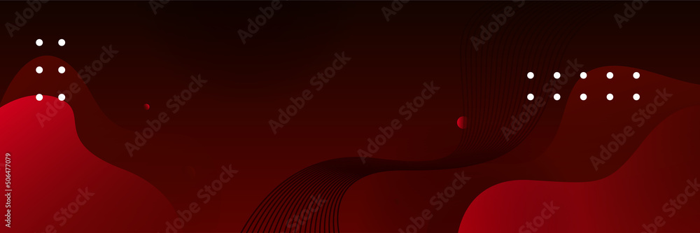 Abstract red vector banner background with stripes Stock Vector | Adobe ...