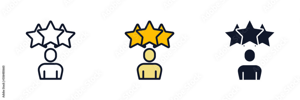 rating icon symbol template for graphic and web design collection logo ...