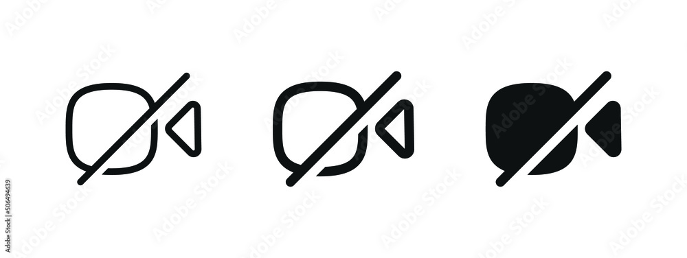 no video camera icon for streaming , facetime icons video call symbol ...