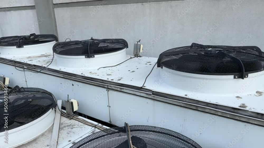 Heating, ventilation and air conditioning systems installed on a ...