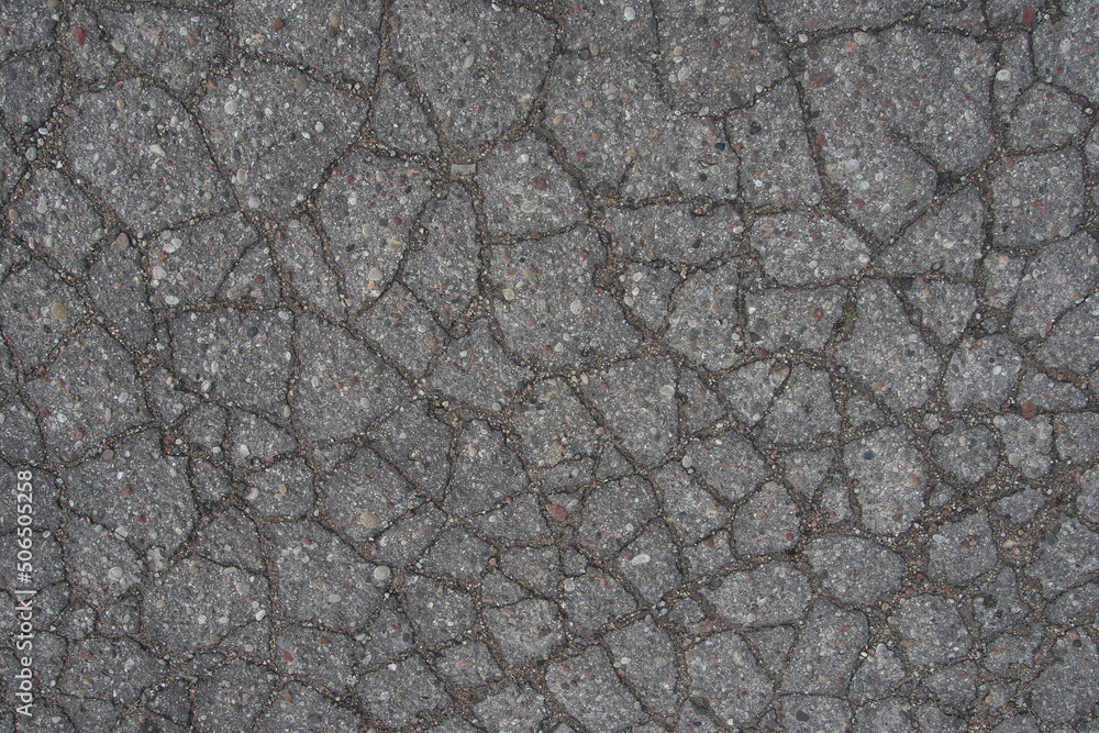Seamless Cracked Road Texture