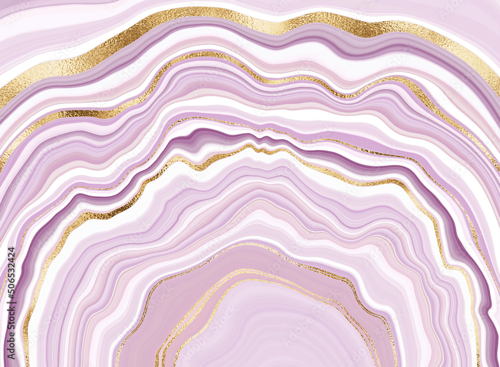 Agate geode stone background print design with natural mineral texture ...