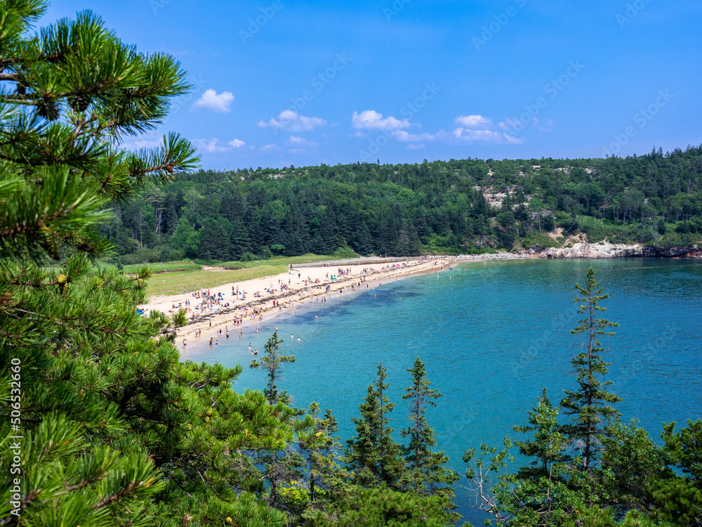 acadia, acadia national park, bar harbor, bay, beach, beautiful, blue ...