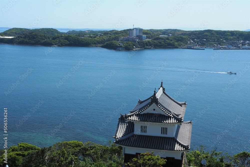 Beautiful sea of Hirado Castle and Nagasaki Stock Photo | Adobe Stock