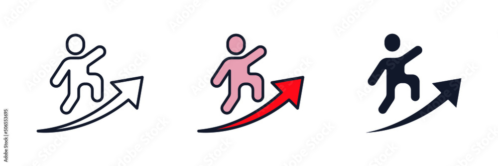 career icon symbol template for graphic and web design collection logo ...