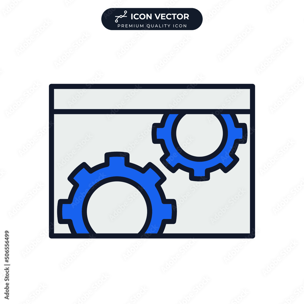 development icon symbol template for graphic and web design collection ...