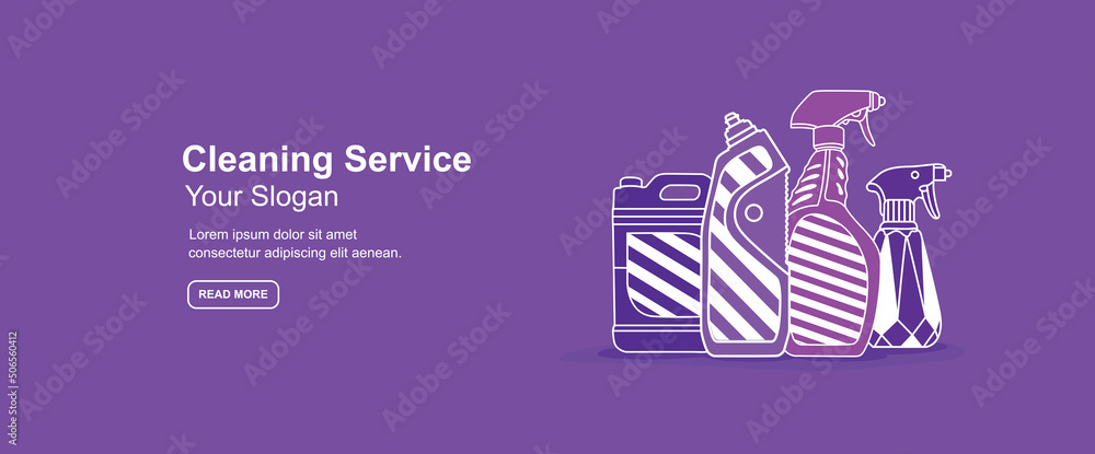 cleaning services vector template, cleaning background, house clean ...