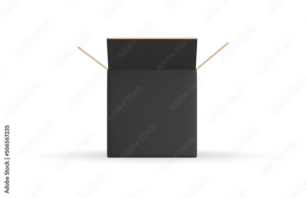 Blank Heavy-Duty Medium Open Packaging Box for mock up and branding ...