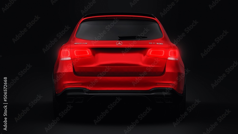 Paris. France. May 02, 2022. Mercedes-Benz GLC 63 AMG 2021. An ...