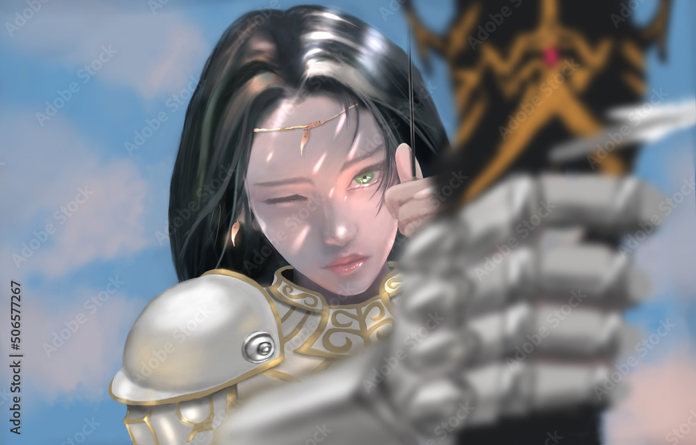 Medieval Ranger Painting