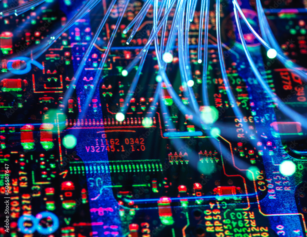 Data transfer, conceptual image Stock Photo | Adobe Stock