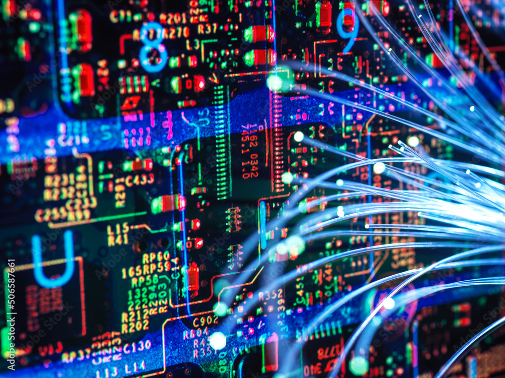 Data transfer, conceptual image Stock Photo | Adobe Stock