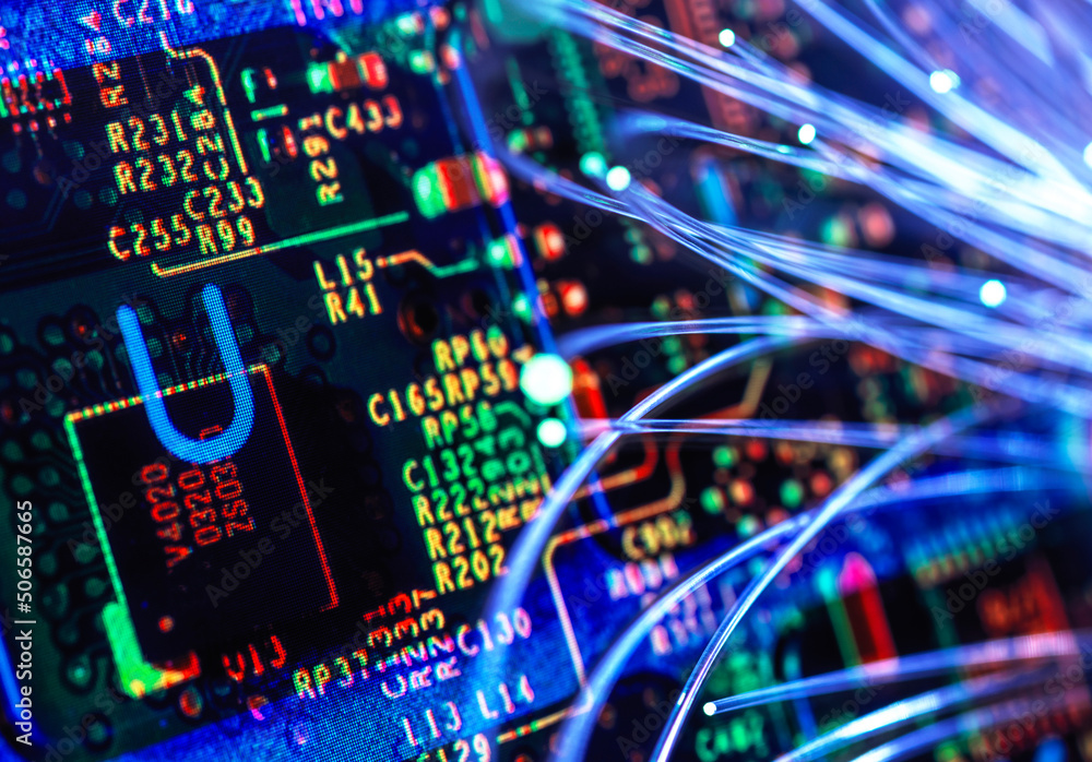 Data transfer, conceptual image Stock Photo | Adobe Stock