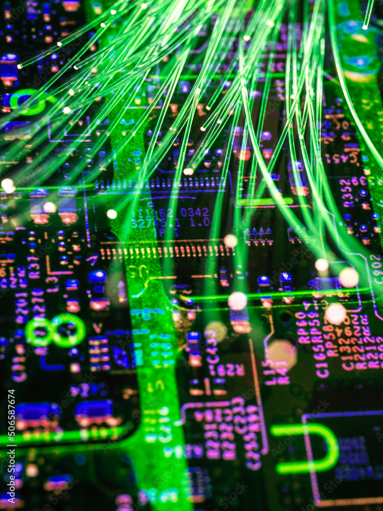 Data transfer, conceptual image Stock Photo | Adobe Stock