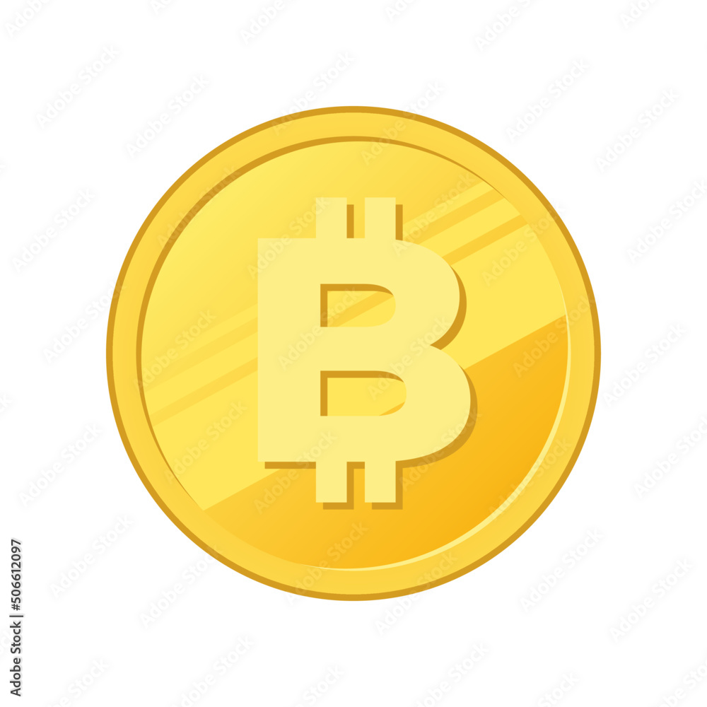 money symbol. gold loyalty coin facing the front. gold vector. coin ...