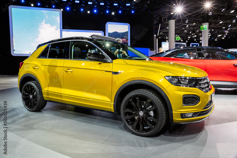 Volkswagen T-Roc R-Line car showcased at the Frankfurt IAA Motor Show ...