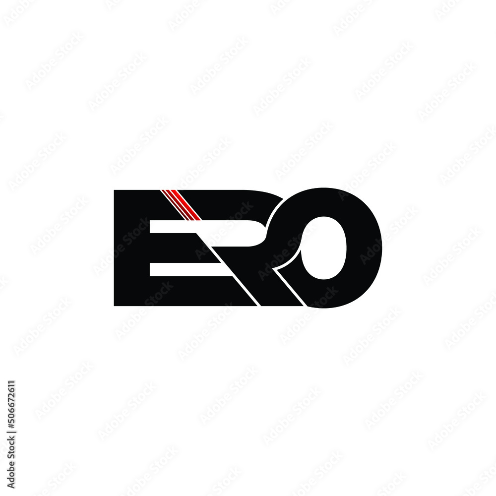 ERO letter monogram logo design vector Stock Vector | Adobe Stock
