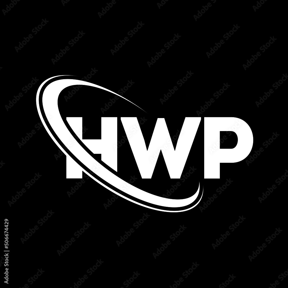 HWP logo. HWP letter. HWP letter logo design. Initials HWP logo linked ...