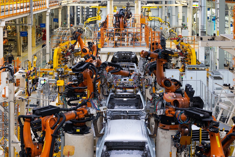 Modern Car Assembly Line