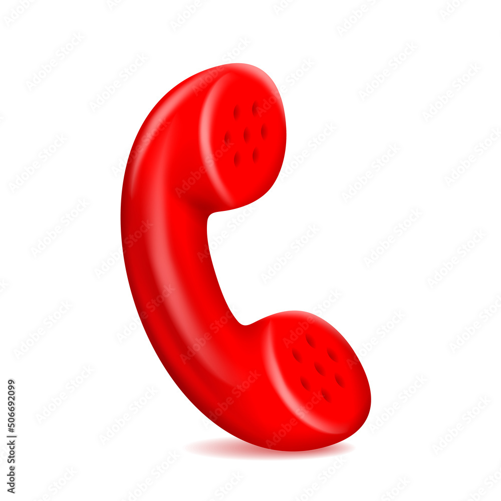 Red Phone Handset