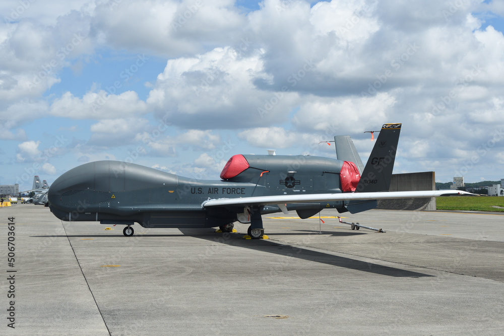 Tokyo, Japan - May 22, 2022:United States Air Force Northrop Grumman RQ ...